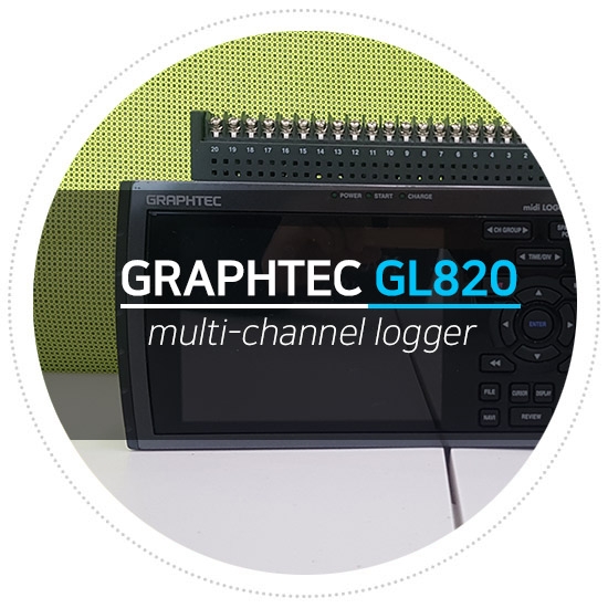 중고계측기 판매 렌탈 그라프텍/ GRAPHTEC GL-820 Portable Data Logger 최대 200채널 확장 ...