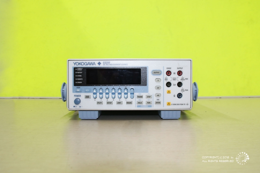 [중고계측기렌탈/대여]요꼬가와 GS200 DC Voltage Current Source 재고있습니다 - 전기·전자·파워·통신분야 ...